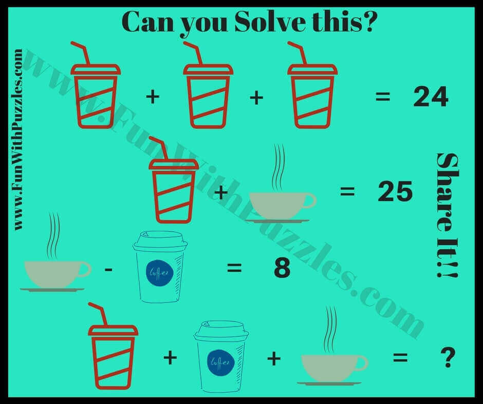 Mathematical Picture Puzzles for Students with Answers