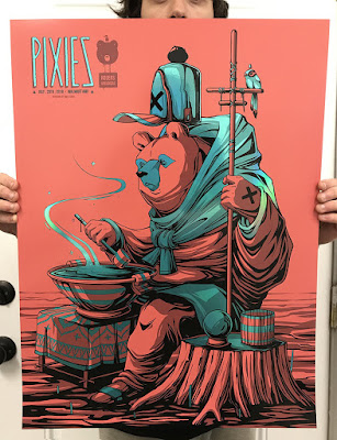 INSIDE THE ROCK POSTER FRAME BLOG: Mike Fudge Pixies Rogers Poster Release