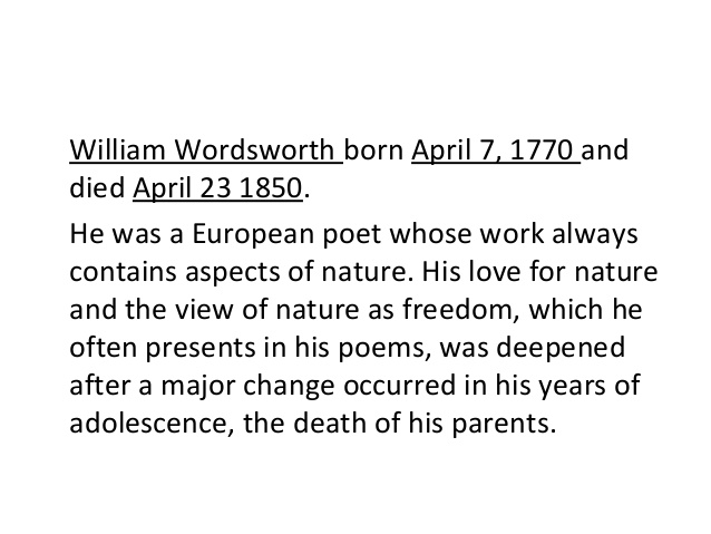 English Literature : Critical Analysis of Lucy Gray By William Wordsworth