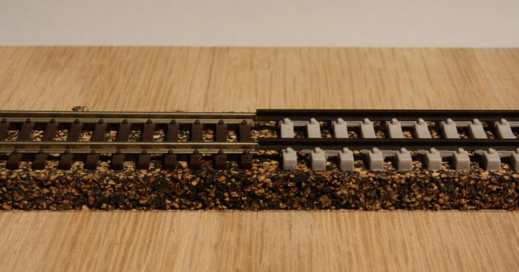 N Scale Addiction: Atlas & Micro Engineering Code 55 Track Comparison