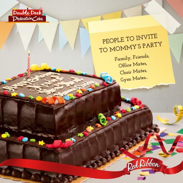 Double the surprise with Red Ribbon’s new Double Deck Dedication Cake ...