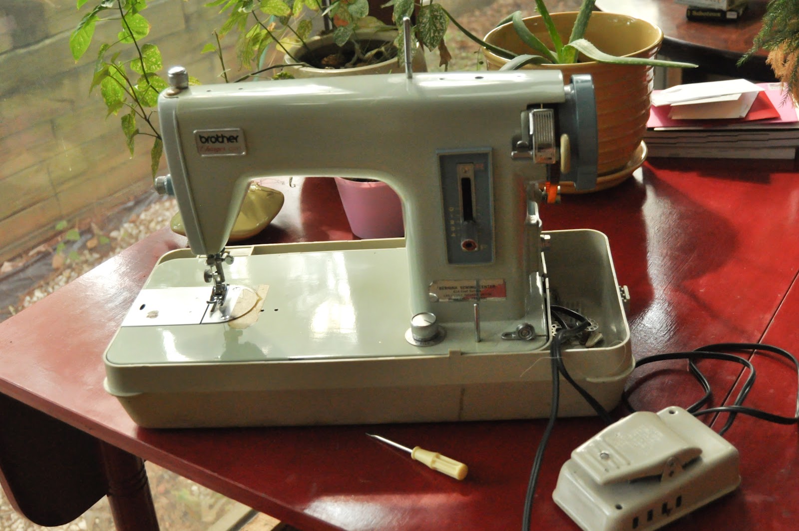 Rustic Modern: My New (Old) Vintage Brother Charger