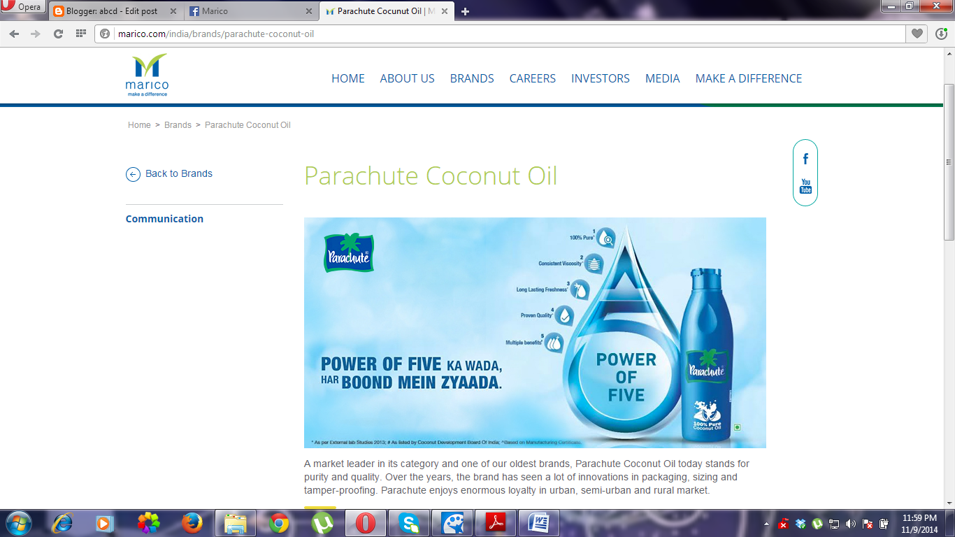 Marico (Parachute): Marico ( Parachute Hair Oil)