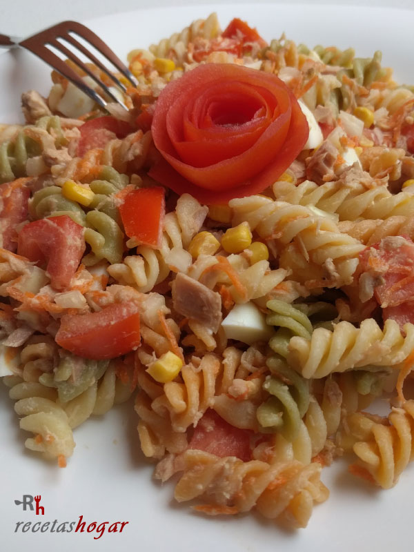 Ensalada de pasta - Receta de cocina casera