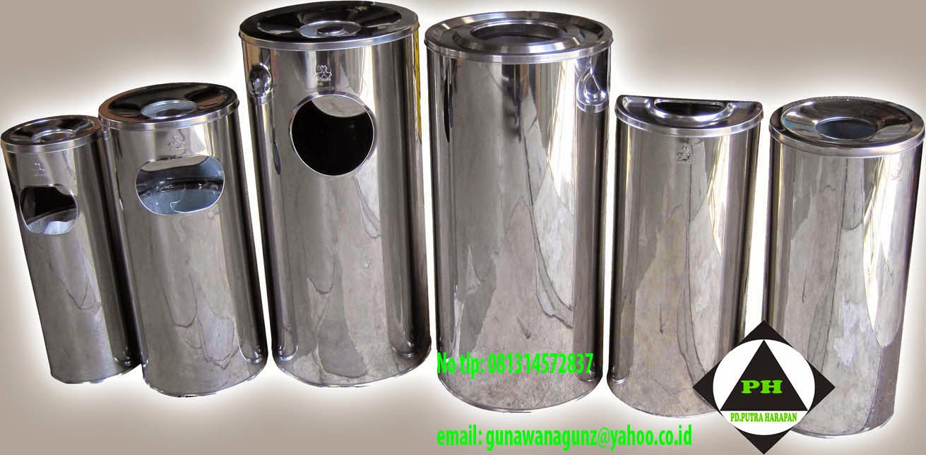 jual tempat sampah stainless, tong sampah fiber di jakarta, bogor ...
