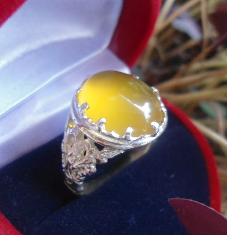 JAUHARI PERMATA: CINCIN AKIK KUNING YAMAN 3