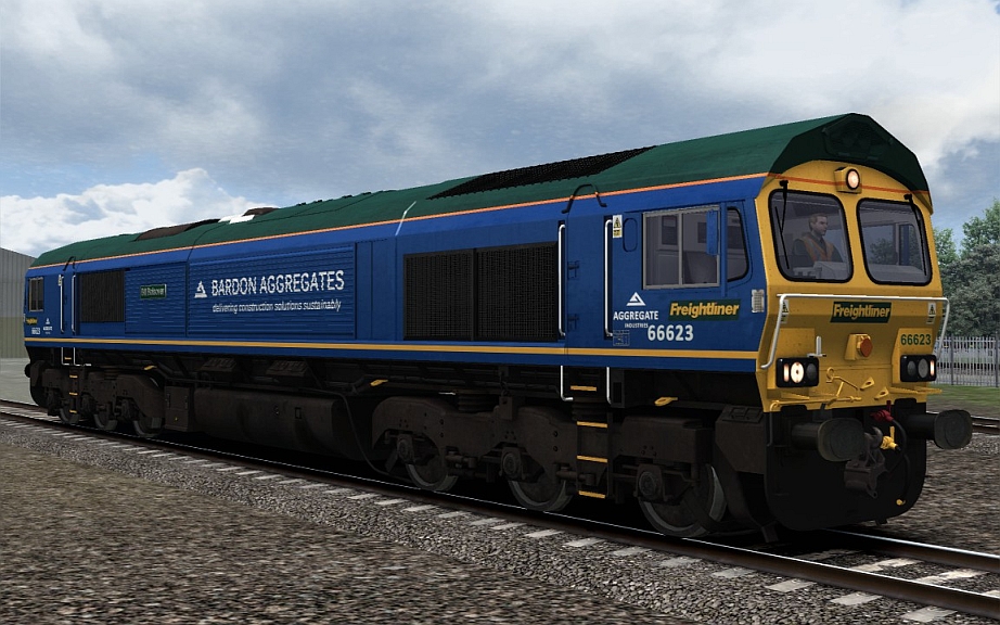 DPSimulation: Class 66 Bardon Aggregates/Freightliner 66623 Repaint ...