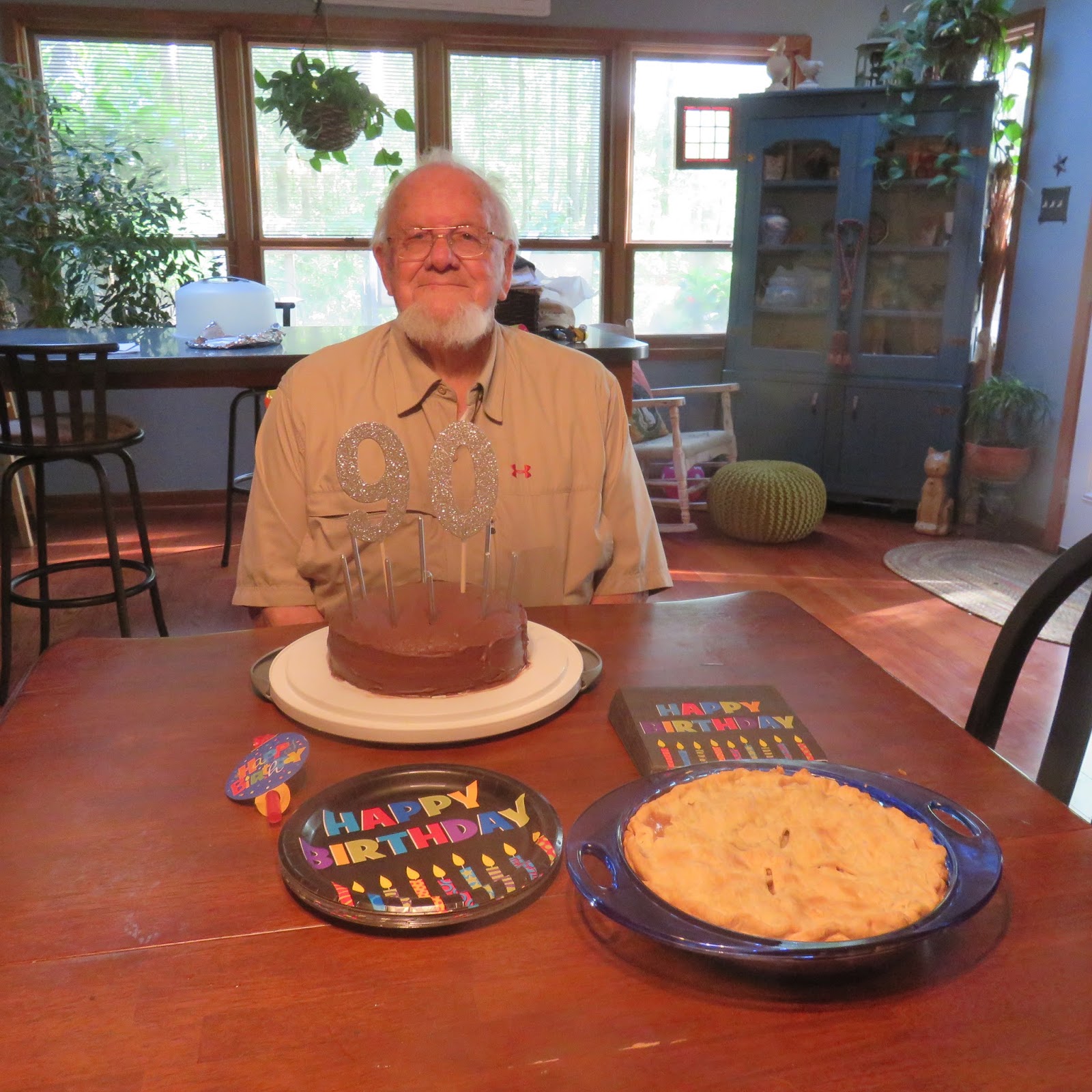 PrunePicker: Early birthday party for the old prune picker.