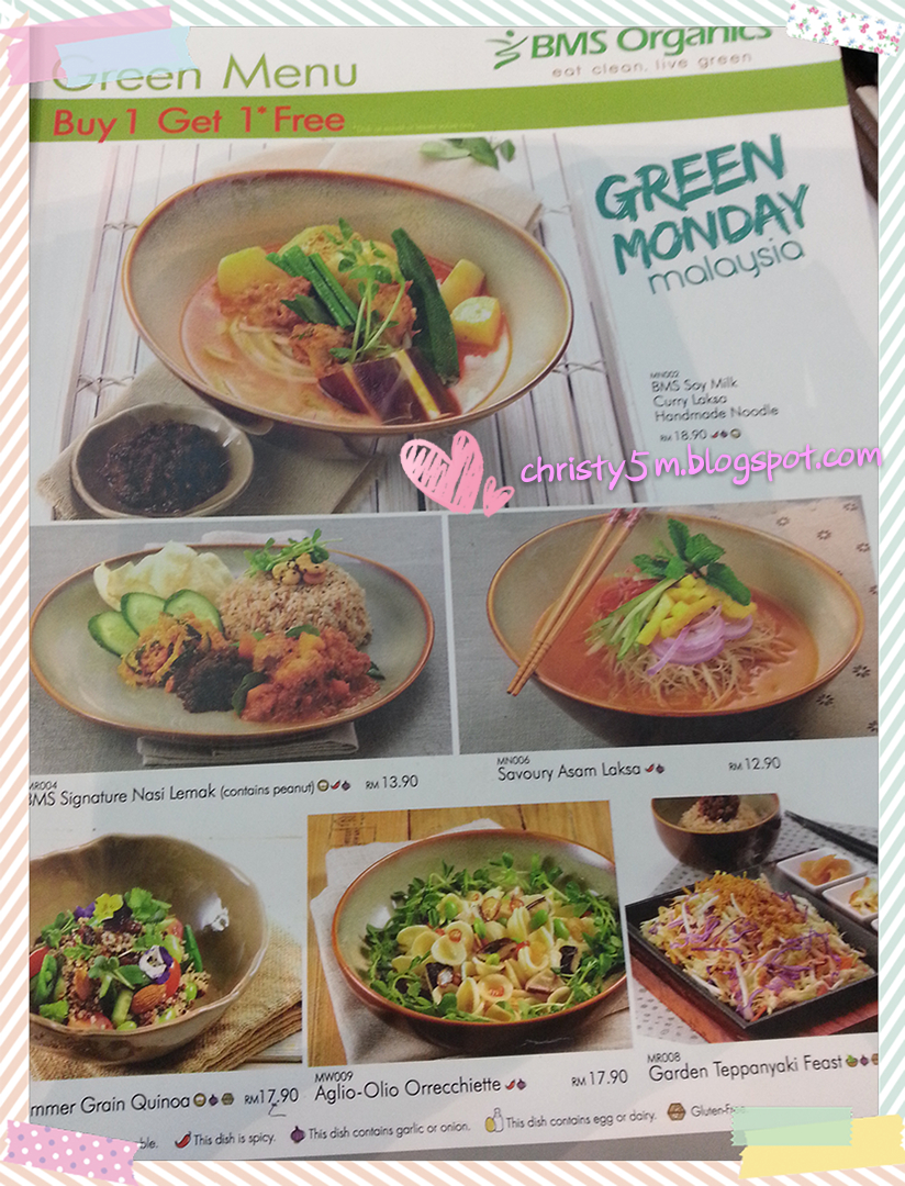 Christy's Blog: BMS Organics "Green Monday" CSR Campaign & "All-New ...