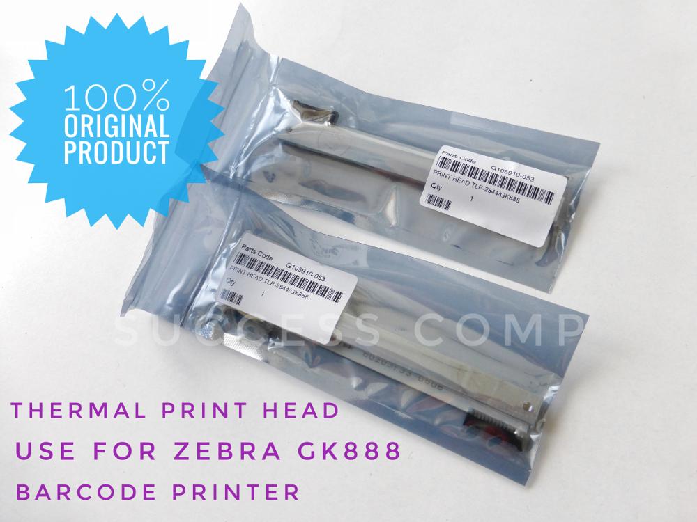 Thermal Print Head Zebra GK888 Barcode Printer Original - Success Comp