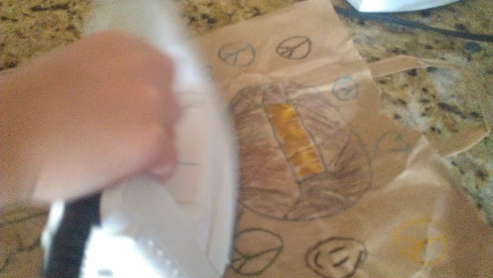 Messy Kids: Distressed Art: Paper Bag Challenge