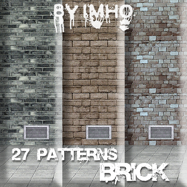 IMHO sims: 27 Brick Pattern TS3 by IMHO