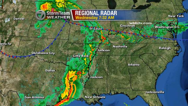 Tom's Weather Blog: Slight Risk for Severe Weather Today, Wednesday ...