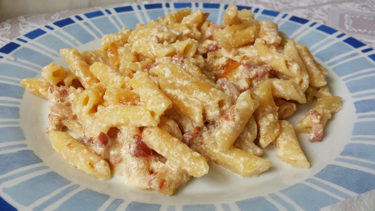 Recetas Olla GM y Gourmet: MACARRONES CON BACON O JAMÓN YORK