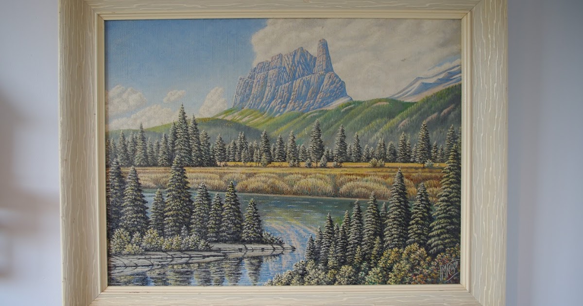 Auction Art Finds: Castle Mountain Painting - Peter McKenzie