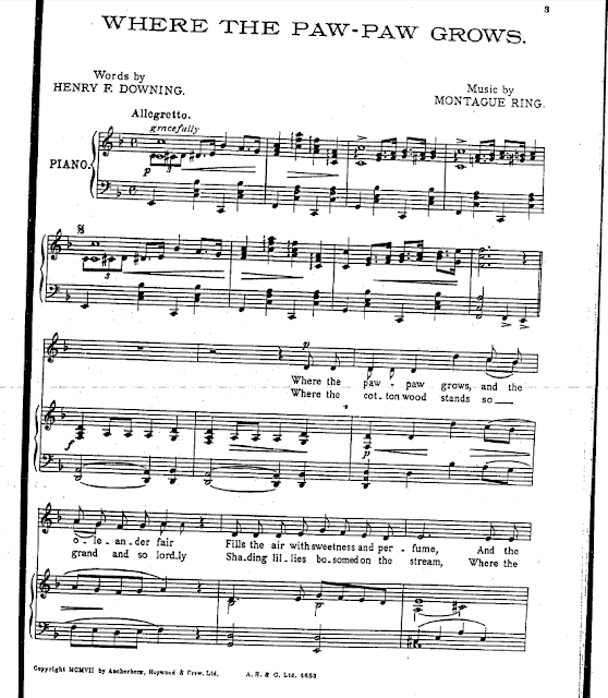 Expatriate Pawpaw: That Song about Pawpaws & Those Other Pawpaw Songs