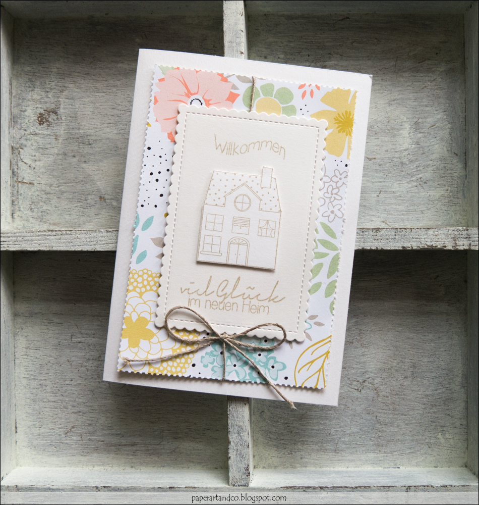Paper, ART & Co.: Willkommen - Viel Glück im neuen Heim