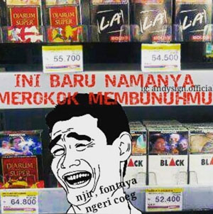 40 Meme Lucu Harga Rokok Rp. 50 Ribu yang Siap Membuatmu Nyengir ...