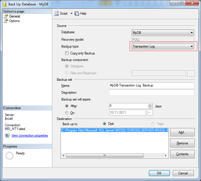 SQL and Beyond: Truncate transaction log (Shrink transaction log) in ...