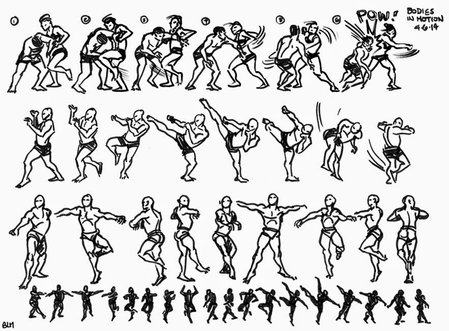 Drawn-Out Days: Bodies in Motion