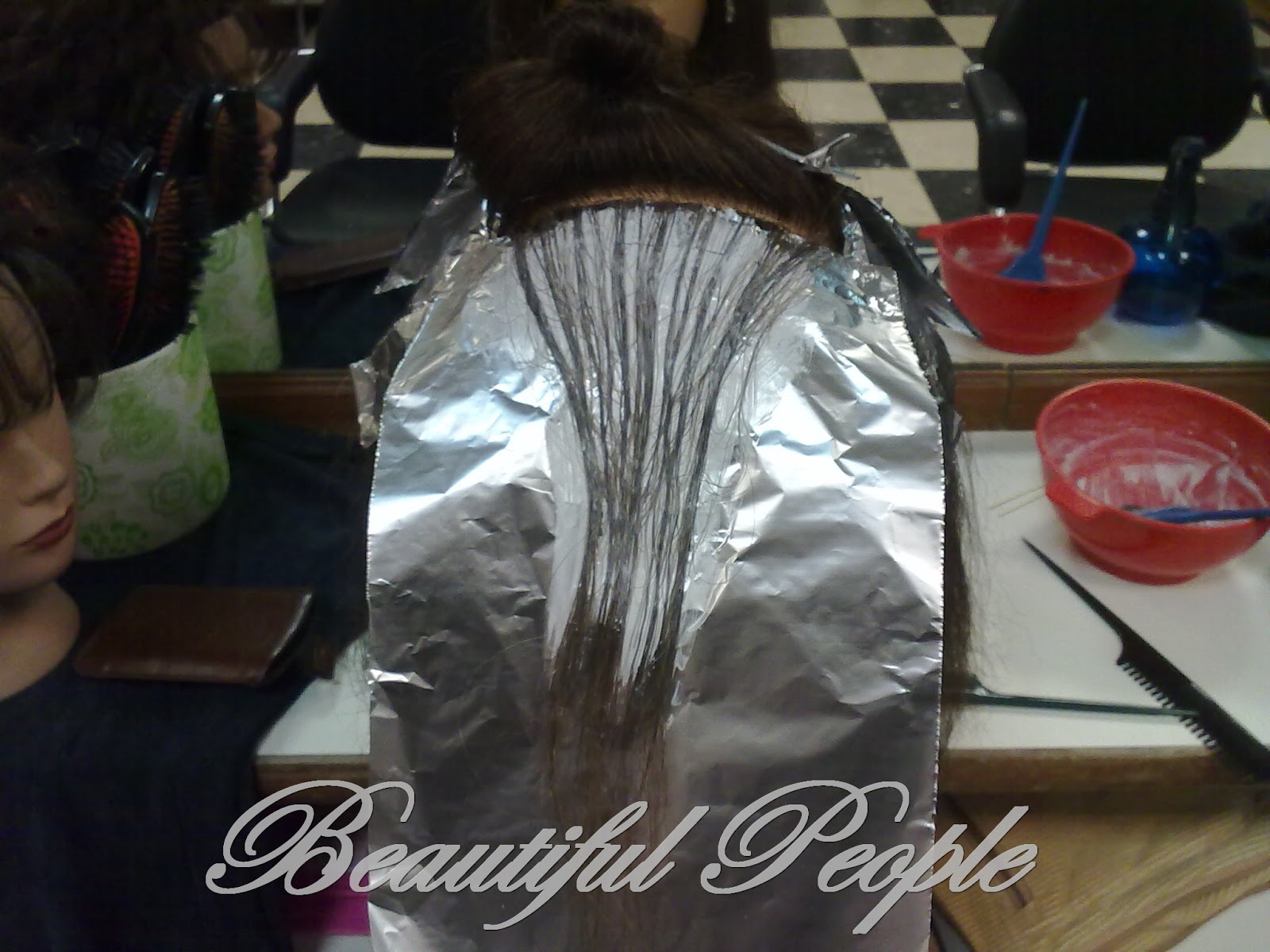 Aprendiz de Peluquería: SIMULACRO DE MECHAS!!!