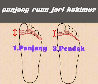 Kepribadian Seseorang Dari Panjang Ruas Jari Kakinya