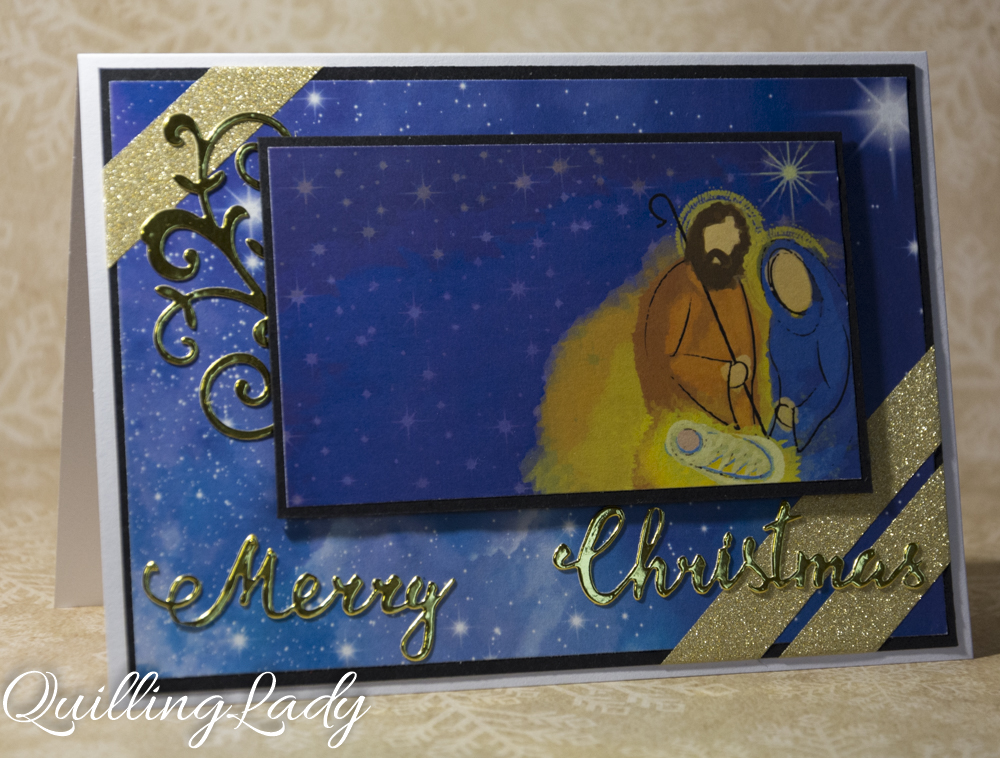 Quilling Lady: Mary and Joseph Christmas cards