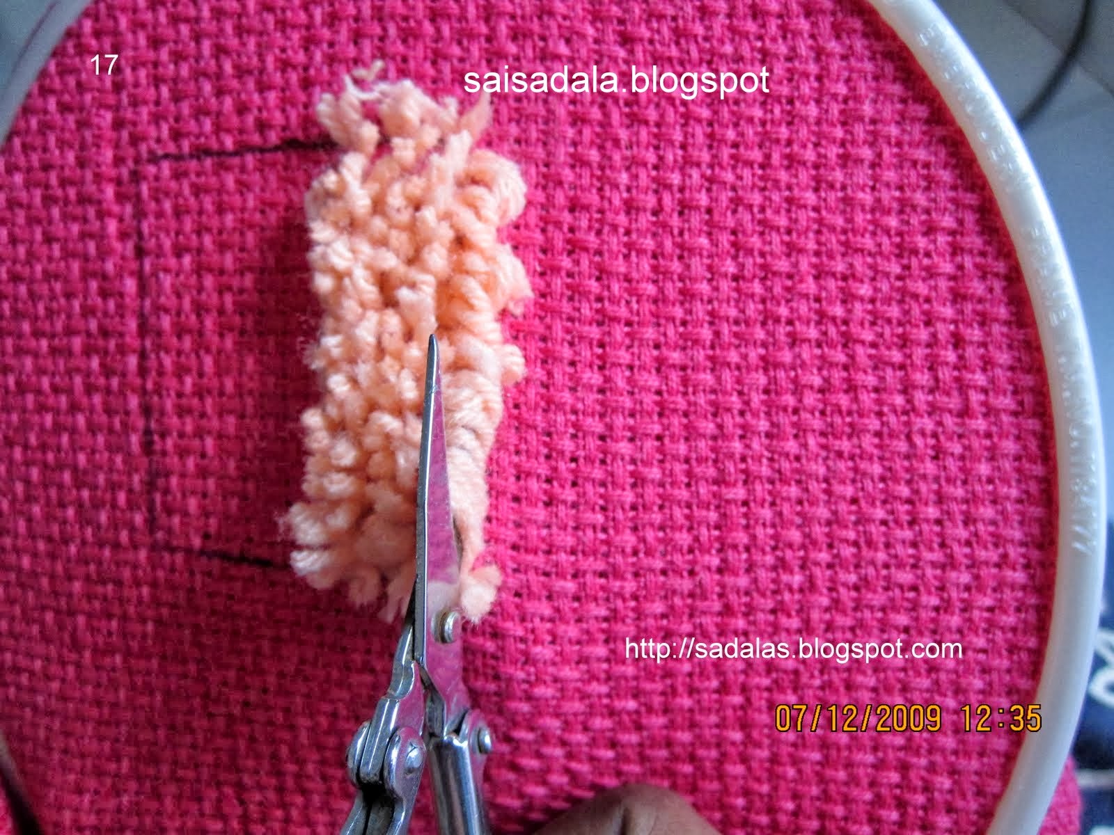 Sadala's Embroidery: Tutorial: Turkey Work