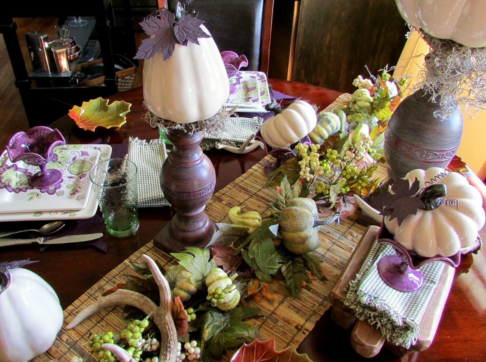 Purple Birthday Tablescape | Rustic & Refined