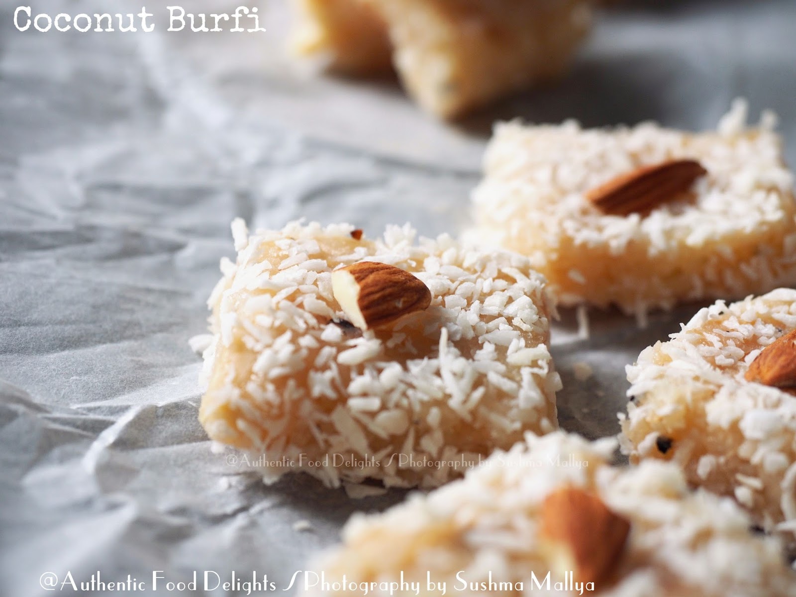Authentic Food Delights: Coconut Burfi