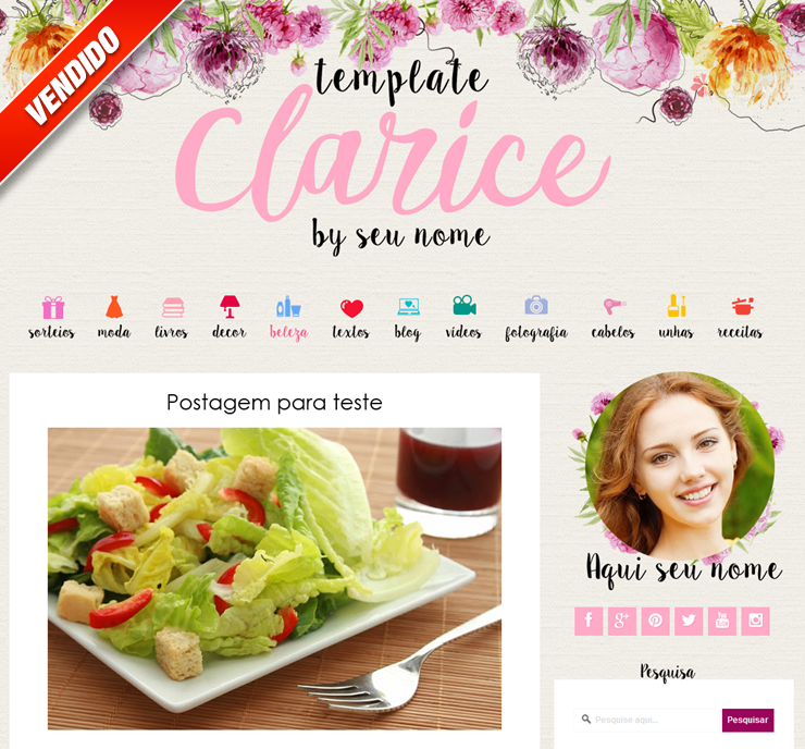 Loja de templates da Elaine: Janeiro 2016