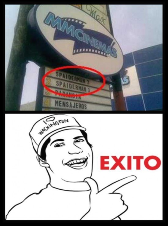 Open english: Origen del meme exito ~ Matando el tiempo.