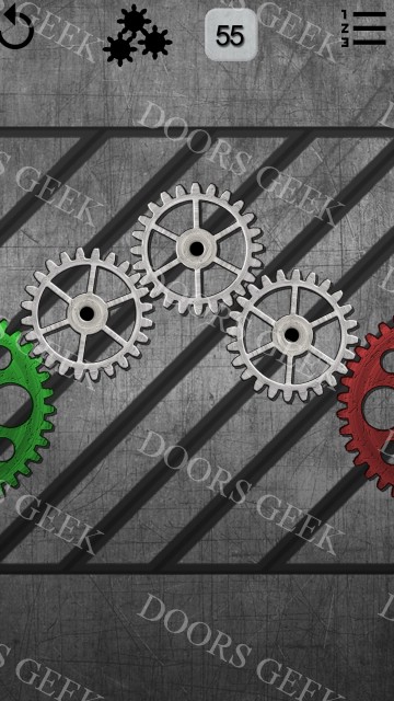 Gears Logic Puzzles Level 55 Solution ~ Doors Geek