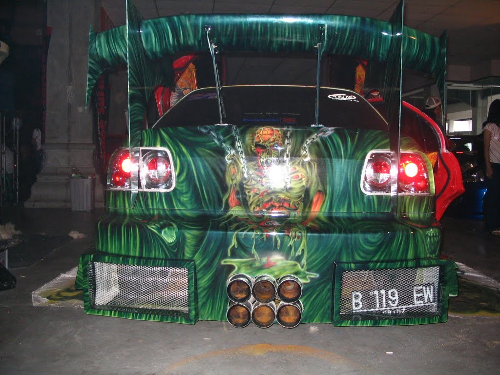 motor drag bike: car modify art contest 2011 picture