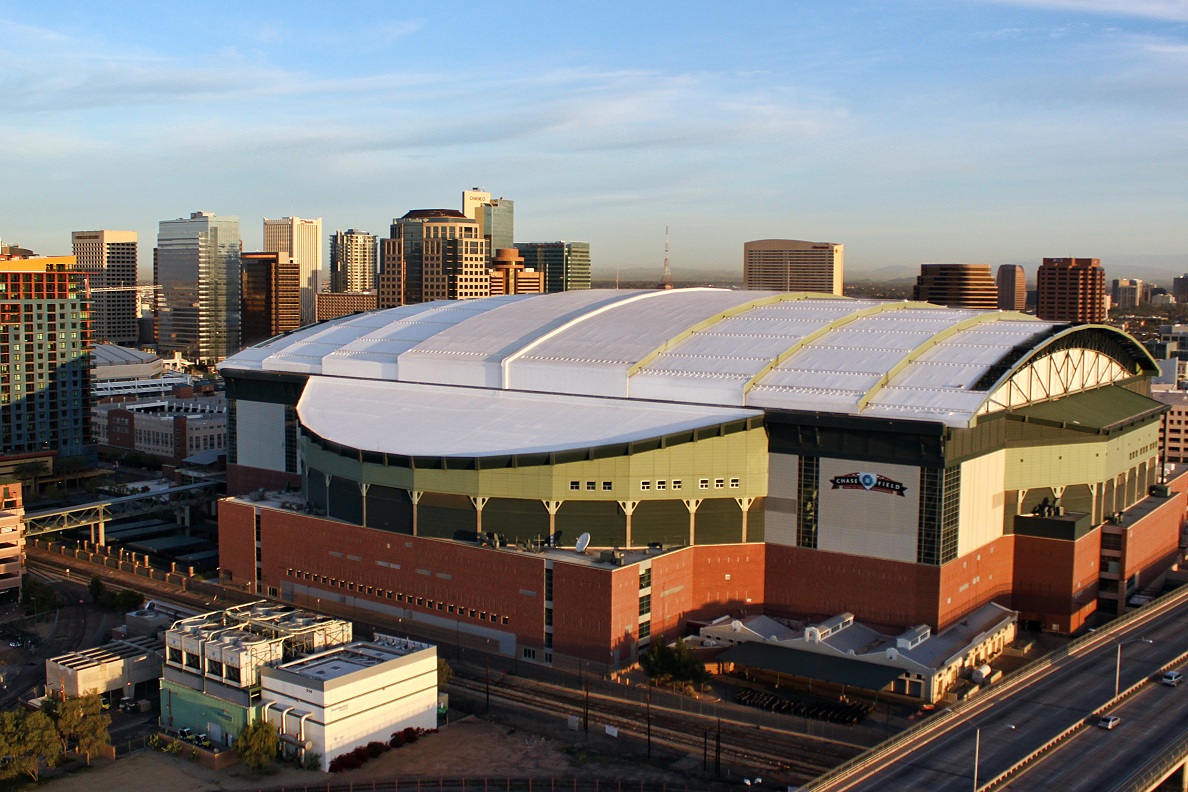 RoofPal: Pictures of the Chase Field Roof Coating Project