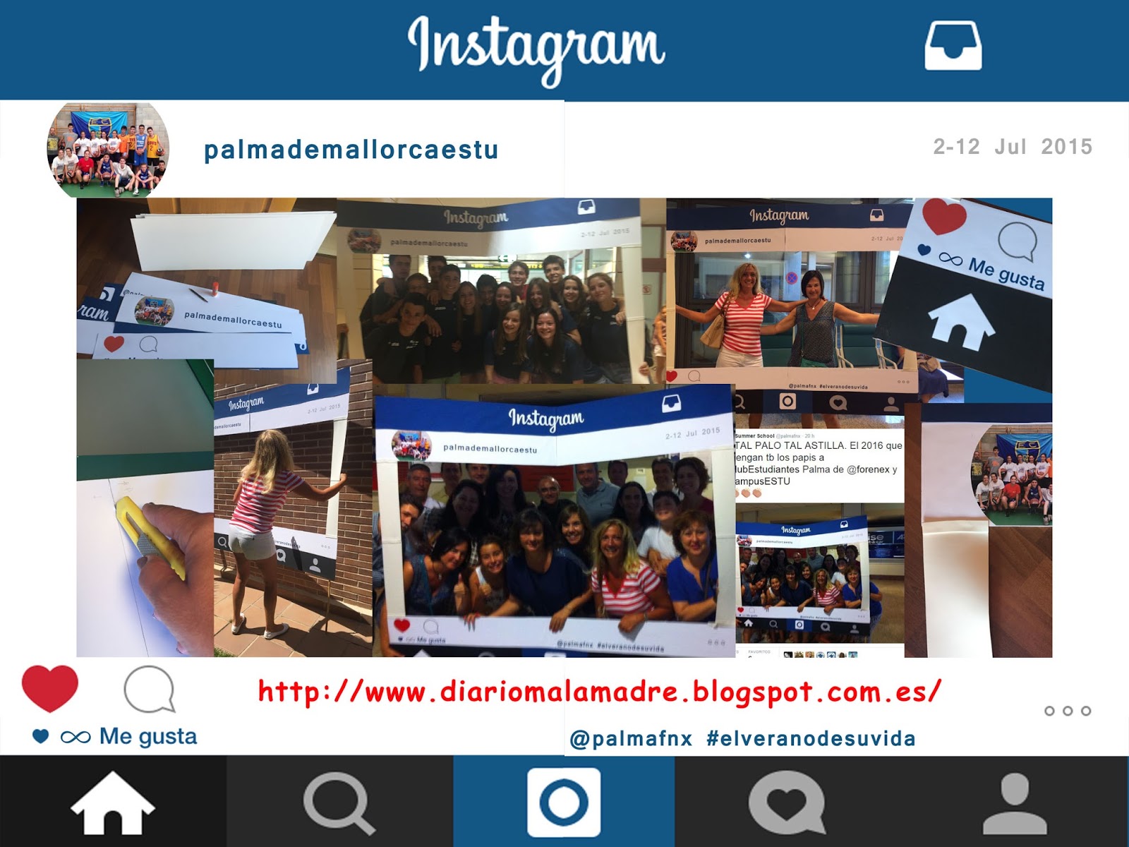 MADRE IMAGINACION: COMO HACER UN "PHOTOCALL INSTAGRAM"