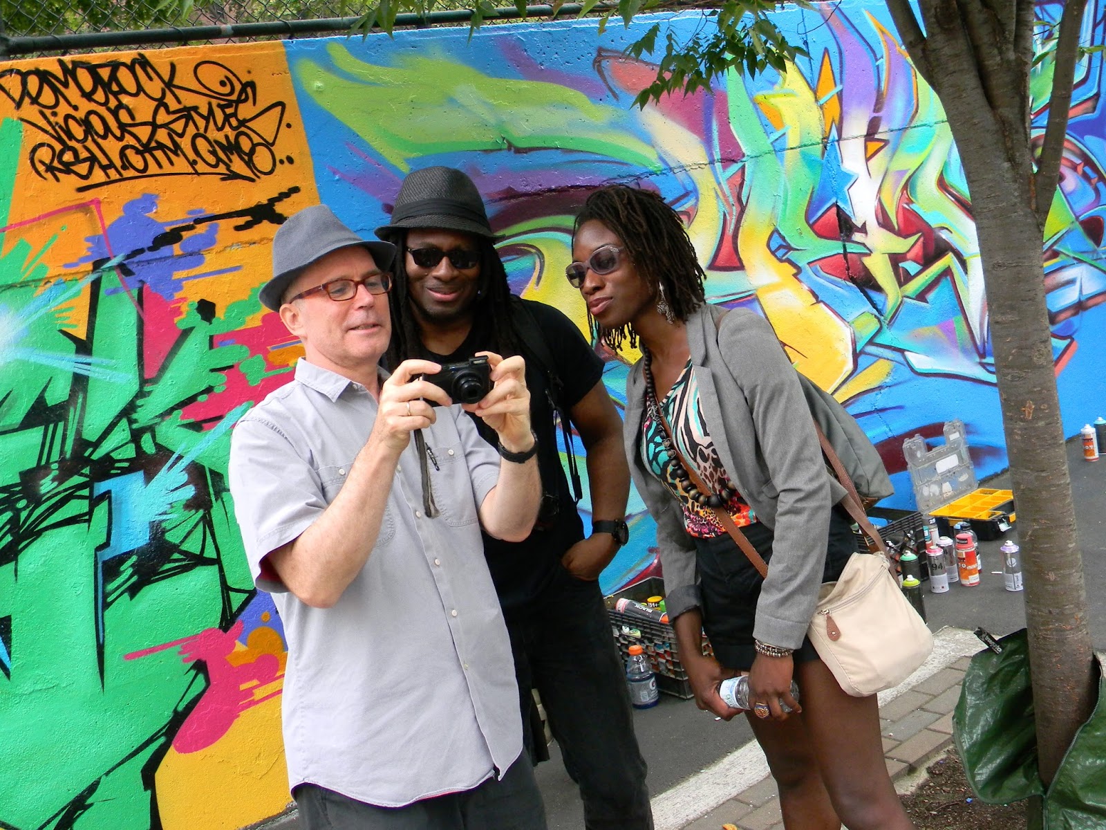 ART & FASHION SALON: Rocking It At The GRAFFITI HALL OF FAME; Wild ...