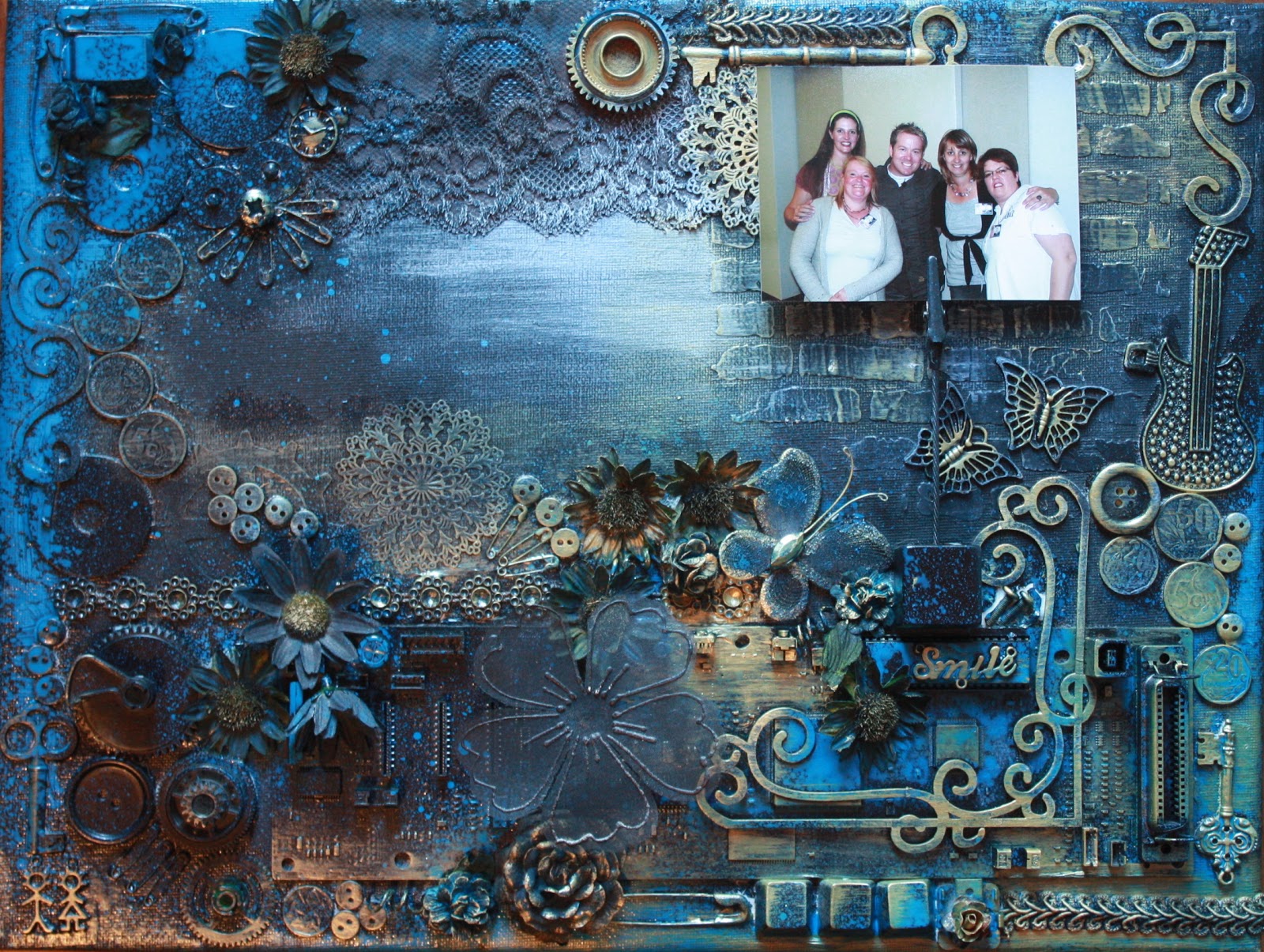 Bella's Creative Space: WOYWW 159 Multimedia Canvas