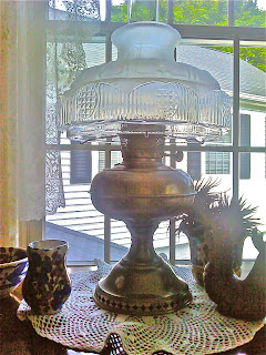 Antique Treasures: Rayo Hurricane Oil Lamp