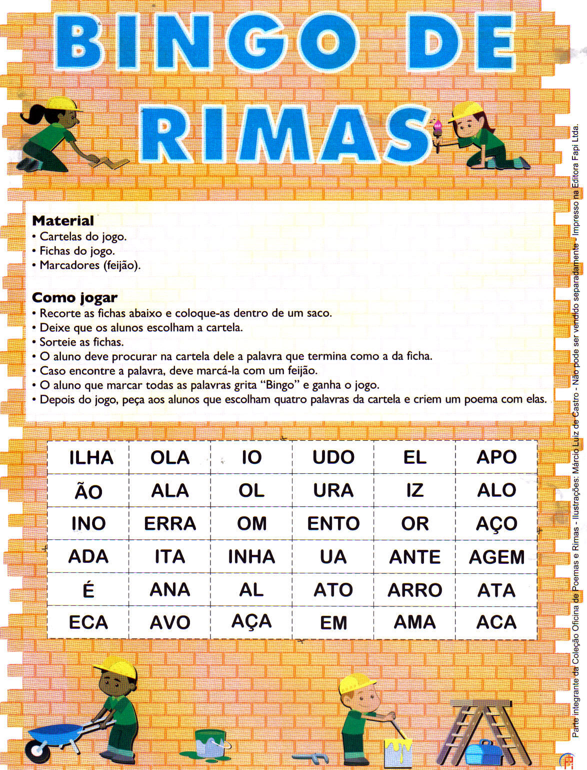 " ATENDIMENTO EDUCACIONAL ESPECIALIZADO": JOGOS DE RIMAS