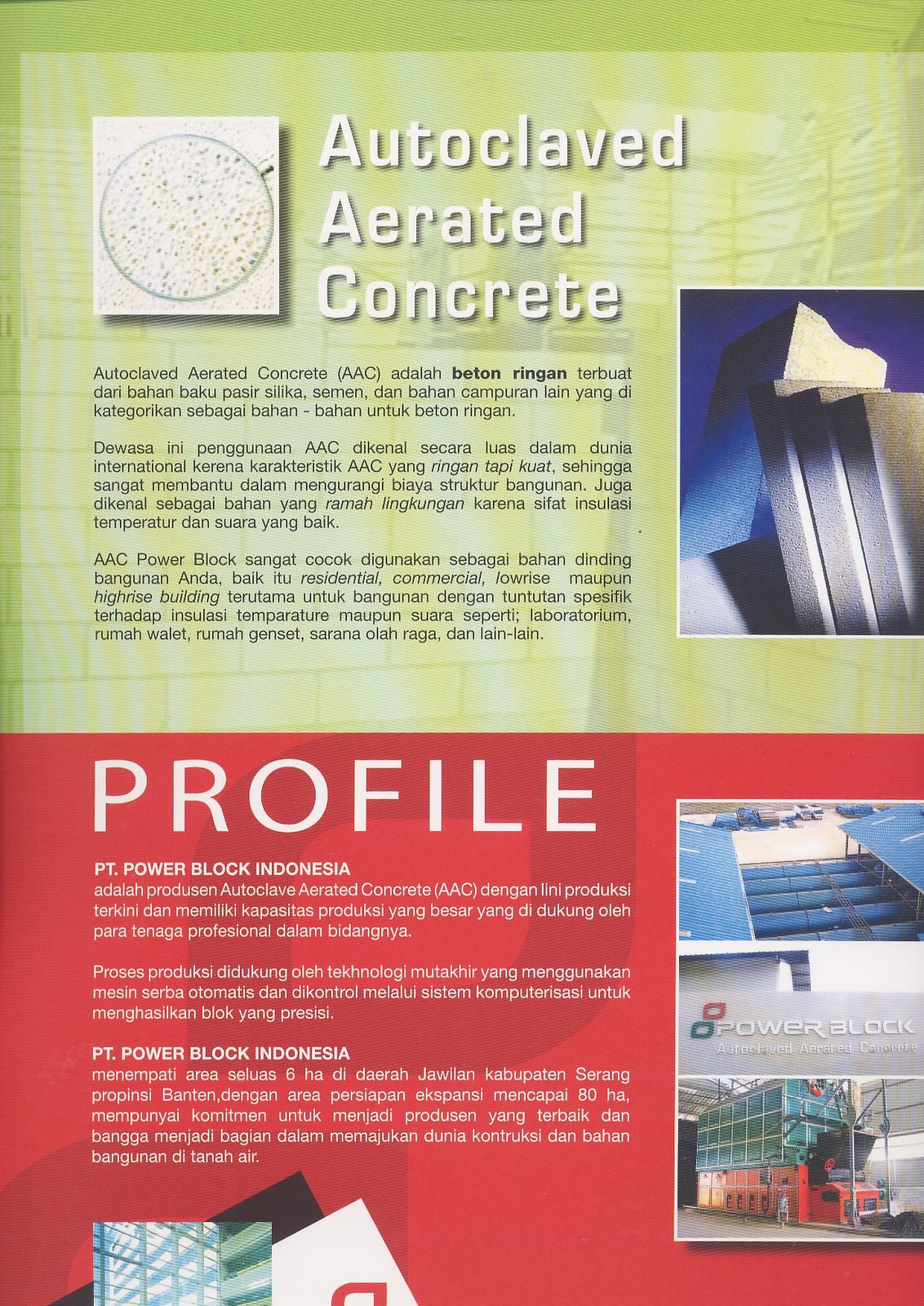 Bata Ringan : POWER BLOCK - [Suplier-Material] Pemasuk Material Bangunan