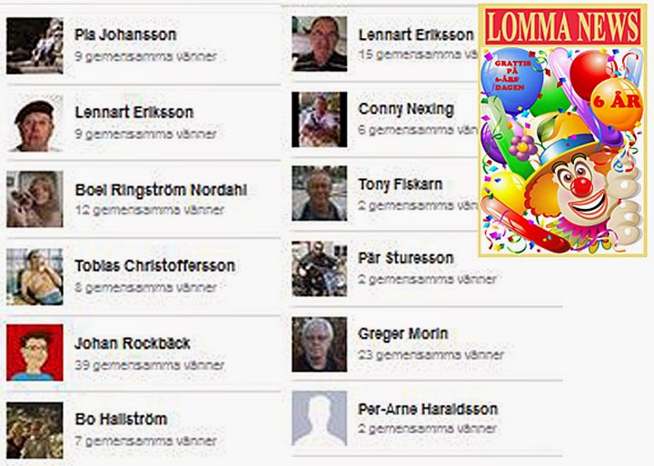 Calle Rockbäcks BLOGG: Bugar och tackar