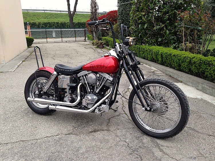 GalluzHead...... Be a Man ride a Pan : H-D Shovelhead FX Springer for sale