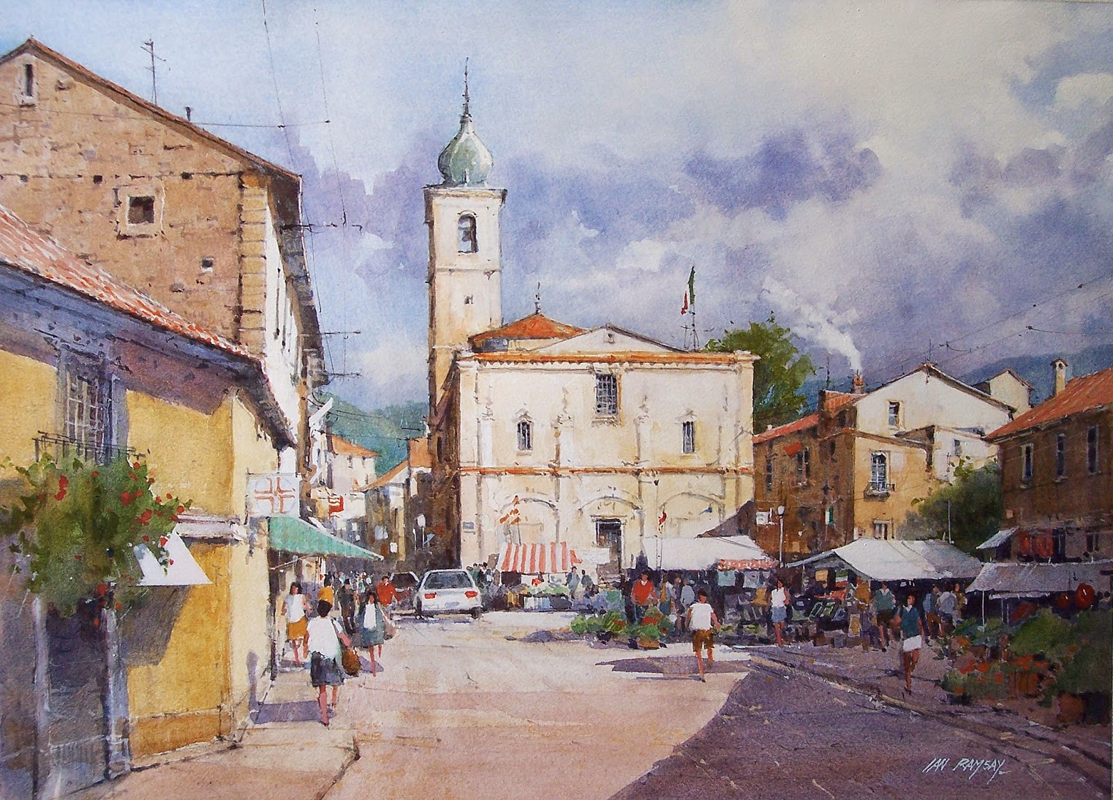 Ian Ramsay, 1948 | Plein Air /Watercolour painter | Tutt'Art@ | Pittura ...