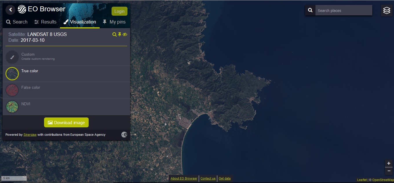 Blog IDEE: Sinergise lanza el visualizador EO Browser con datos Sentinel