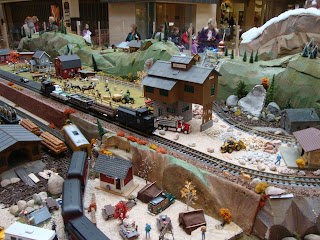 Ruth Reflections Journal: ...now that is a model train set...