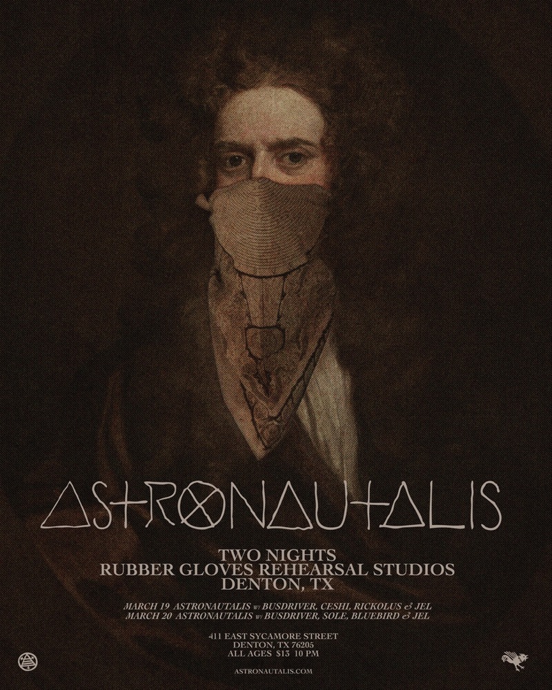 INSIDE THE ROCK POSTER FRAME BLOG: Astronautalis Poster by Jay Shaw on sale