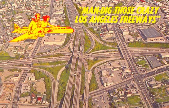 *Postcard Gems: Crazy Los Angeles Freeways