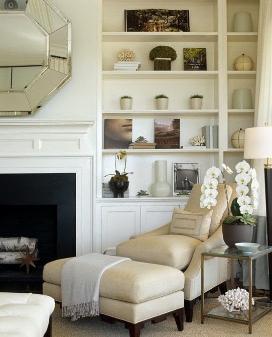 Lounge & Fireplace Details - Our Hampton Style Forever Home