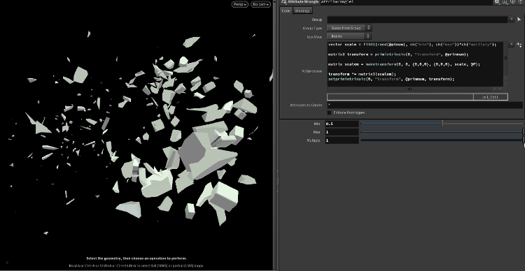Cut And Vex Scaling Point In Packed Primitive